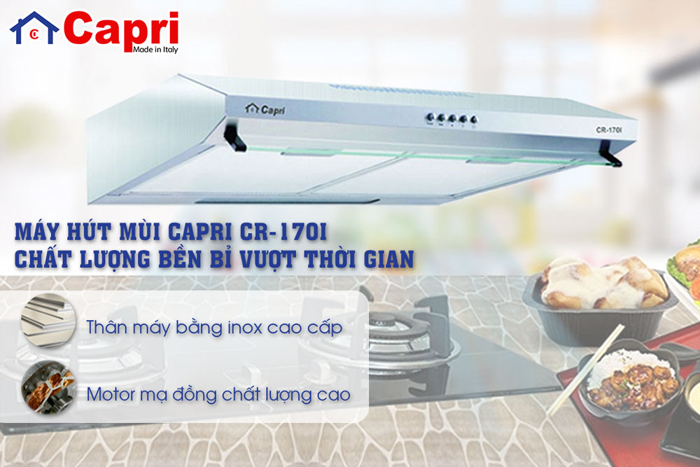 Dùng máy hút mùi hãng nào để không gian nhà bếp luôn được thông thoáng